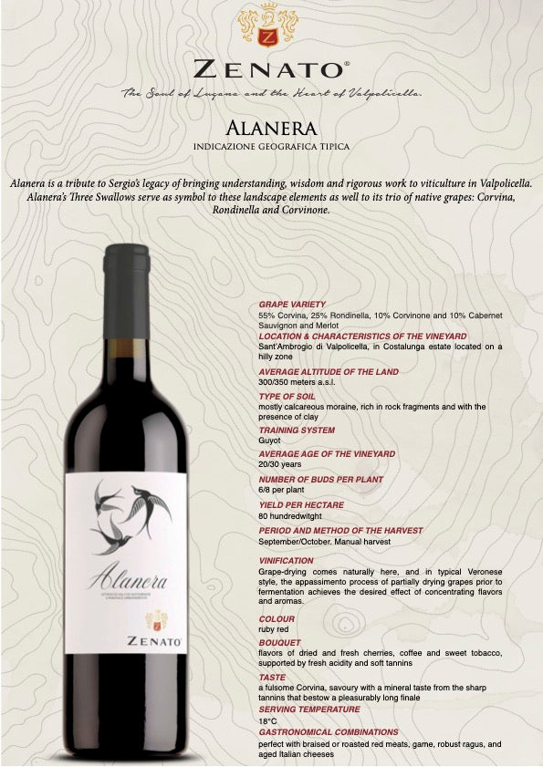 Zenato Alanera Rosso Veronese Italy – Golden Rind Cheese & Wine