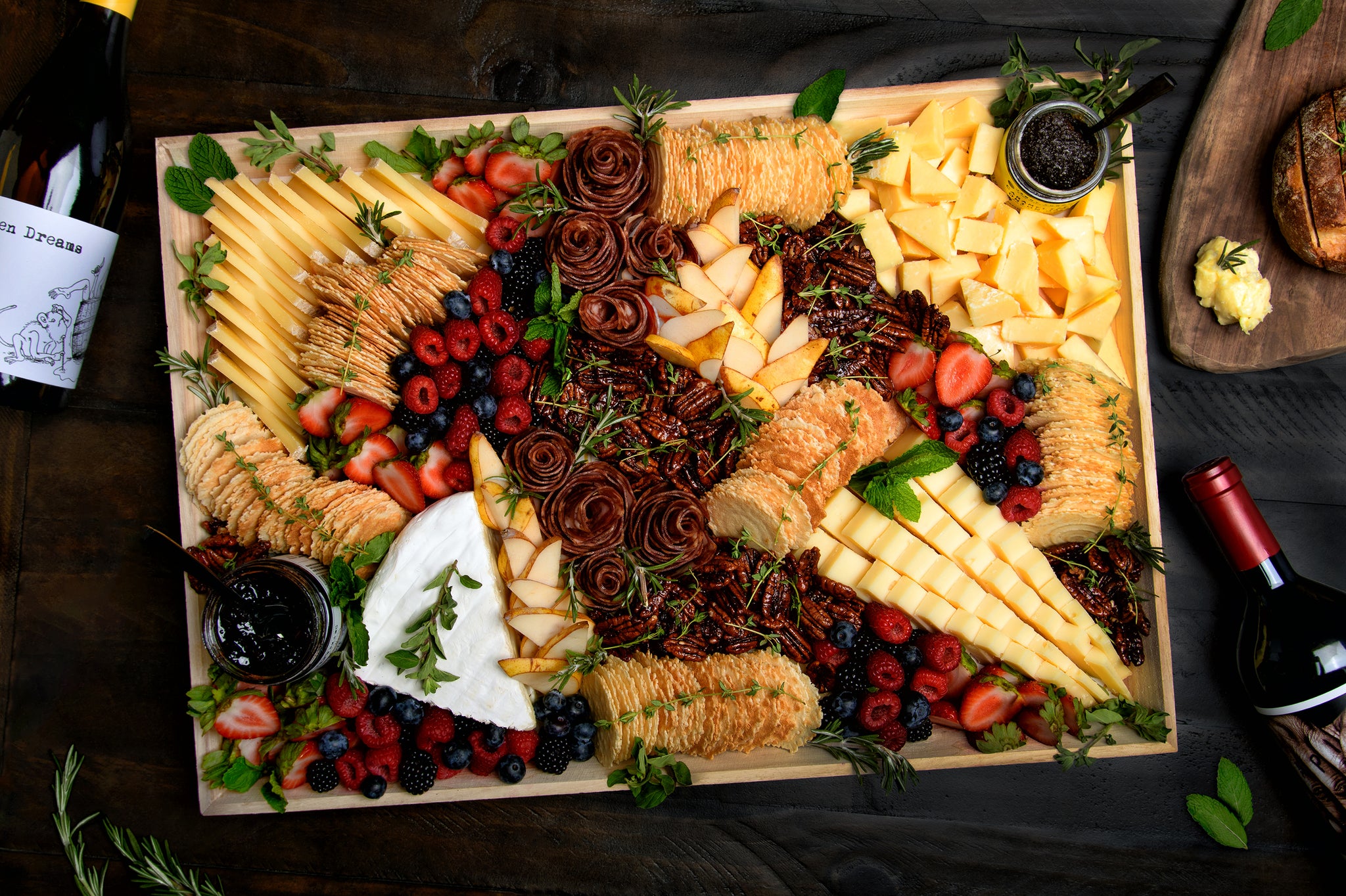 Americana Board – Golden Rind Cheese & Wine