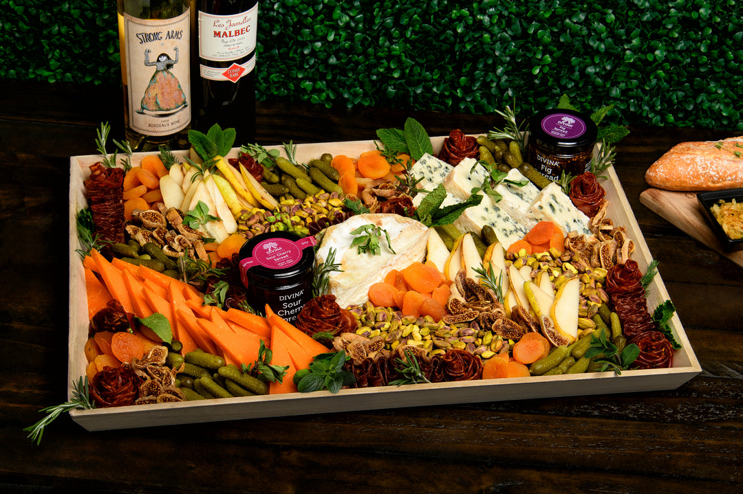 French Board – Golden Rind Cheese & Wine